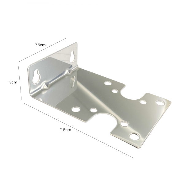 Mounting Bracket For Big & Compact Whole House Filters - White 10 x .2. ...